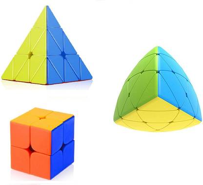 Enorme Cube Combos of High Speed 2x2x2, 3x3x3 Triangle Pyramid and ...