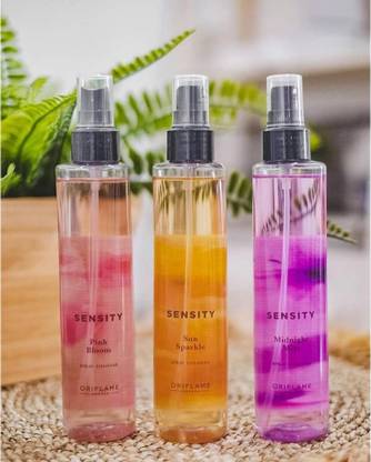 Oriflame Sweden Sensity Spray Cologne Pink Bloom, Midnight Mist ,Sun ...