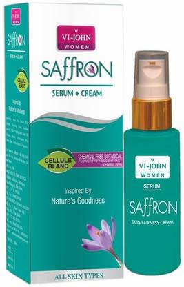 VI-JOHN Women Saffron Face Serum+Cream - Price in India, Buy VI-JOHN ...