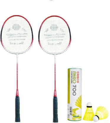 COSCO Cb 88 Badminton Racket and Aero 700 Shuttlecock Badminton Kit ...