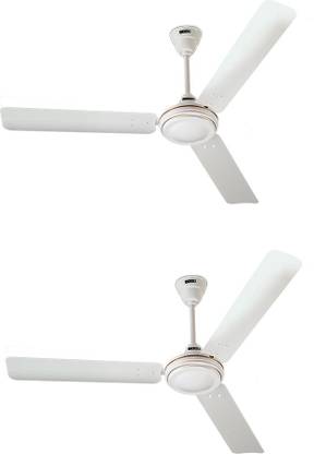 USHA STRIKER PLUS STAR white 1200 mm 3 Blade Ceiling Fan Price in India ...
