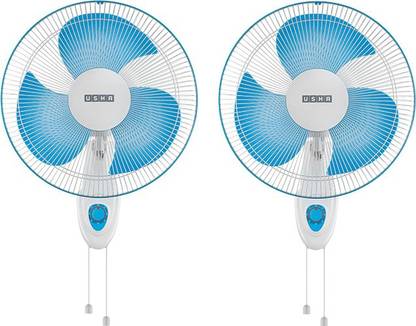 USHA HELIX MEGA, pack of 2 400 mm 3 Blade Wall Fan Price in India - Buy ...