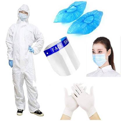 Bdi PPE Kit Disposable Complete Full Body Protection Equipment Kit Non ...