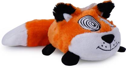 Goofy Tails Forest Eye Round Fox Cotton Squeaky Toy For Dog Price in ...