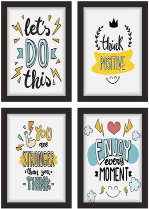 Arts Motivational Frame Set for Office Wall with Photo Frame | Picture ...