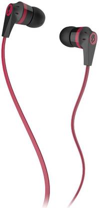 THREE Skullcndy Red earphones Wired Headset Price in India - Buy THREE ...