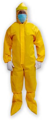 SPOX Yellow PPE Kit Safety Jacket Price in India - Buy SPOX Yellow PPE ...