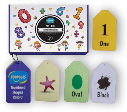 Todpoles My 123 Magic (Numbers, Shape, Colors) Flashcards for Babies ...