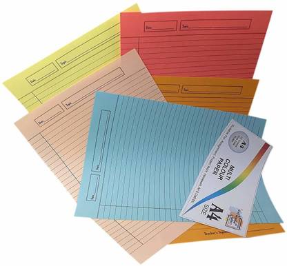 Flipkart.com | Unique Collection Project paper One side ruled A4 120 ...