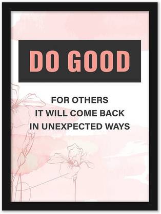 Motivational Quotes Frame for Office Wall School Study Room College ...