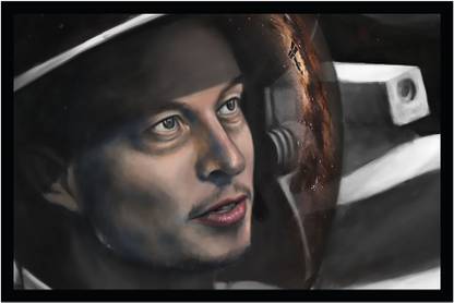 Elon Musk Poster with Frame F-20 Paper Print - Quotes & Motivation ...