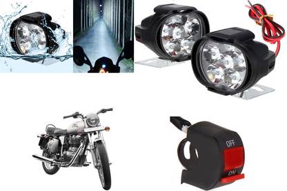 SHOP4U Waterproof Original 6 Light for Royal Enfield Bullet 350 Fog ...