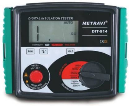 Metravi Metravi Digital Insulation Tester Digital Voltage Tester Price ...