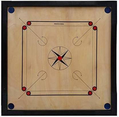 Games & Puzzles Custom Text WITH COVER Laser Engraved Carrom ...