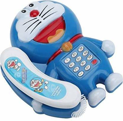 Urvashi Enterprises Battery Operated Doraemon Musical Cartoon Phone ...
