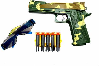 Welzivs FIRE Power Toy Gun for Kids with 5 Soft Bullets Guns & Darts ...