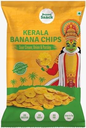 Beyond Snack Banana Chips Sour Cream Onion Parsley Flavour snacks Chips ...