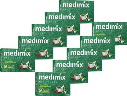 MEDIMIX AYURVEDIC 125G CLASSIC (PACK OF 10) - Price in India, Buy ...