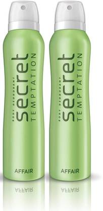 secret temptation deo 150ml*2pc -02 Deodorant Spray - For Women - Price ...