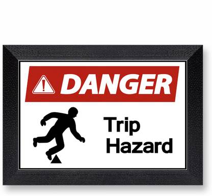 Ritwika's Danger Trip Hazard Emergency Sign Price in India - Buy ...