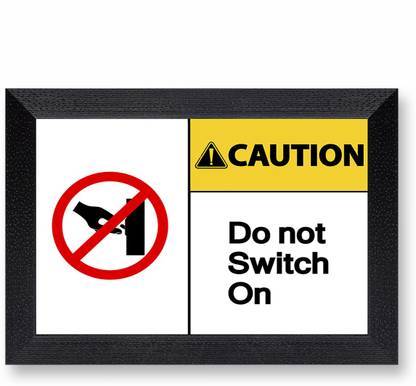 Ritwika's Caution Do not Switch On Emergency Sign Price in India - Buy ...