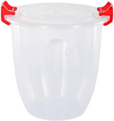 Regalo Transparent Big Container with lid for Wheat/Rice/Dal storage ...