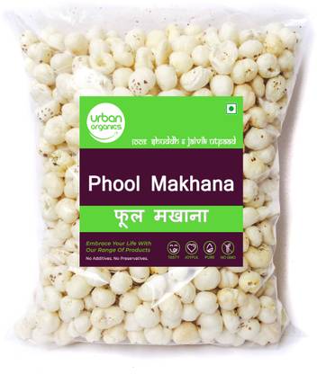 Urban Organic Lotus Seed Pop/Gorgon Nut Puffed Kernels (Phool Makhana ...