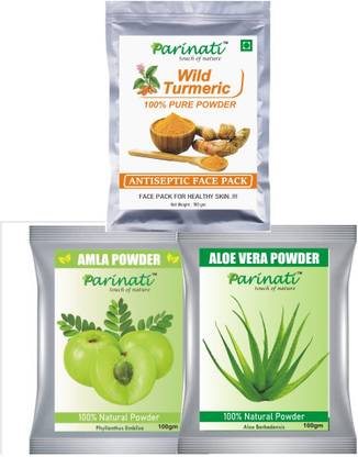 Parinati Organic 100% Pure Aloe Vera Powder | AMLA POWDER | KASTURI ...