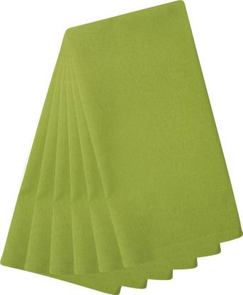 Flipkart SmartBuy Cotton Plain Green Cloth Napkins - Buy Flipkart ...
