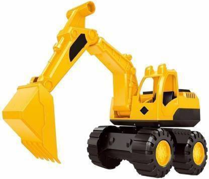 ZIQRA TOYS Friction Powered Earth Mover Excavator Big 360 Degree Rotate ...