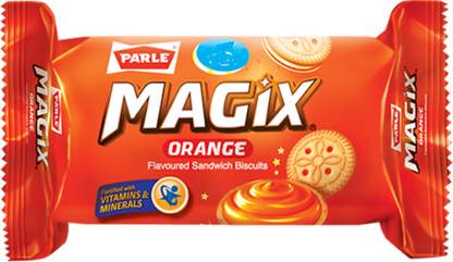 PARLE BISCUITS MAGIX ORANGE CREAM Cream Sandwich Price in India - Buy ...