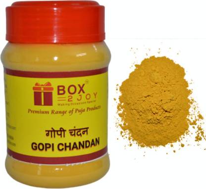 Box2joy Natural Gopi Chandan Tilak Powder - Yellow - 150 GMS Jar Price in India - Buy Box2joy ...