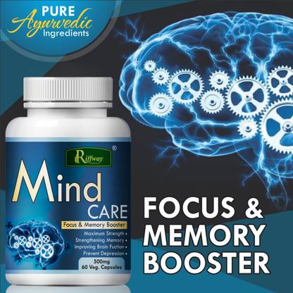 Riffway Mind Care Vitamin Capsule Helps Inproves Memory Power, Brain ...