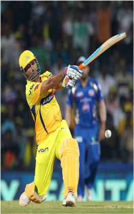 MS Dhoni Wall Poster For Room With Gloss Lamination M92 Paper Print ...