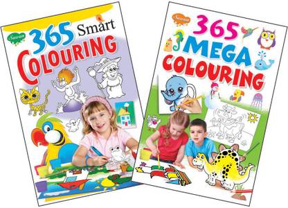 My First 365 Coloring Books Pack Of 2 | 365 Smart Colouring And 365 ...