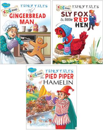 Sawan Present Set Of 3 Books | Kids Board Fairy Tales | The Gingerbread ...
