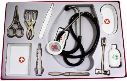 NV COLLECTION Metallic Doctor set for Kids Just Like A Real Kit ...