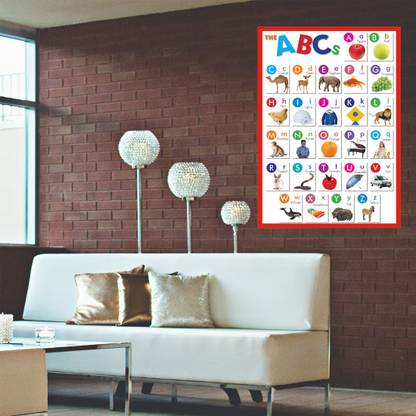 voorkoms Abcd English Wall Sticker Multicolor Large Removable Sticker ...