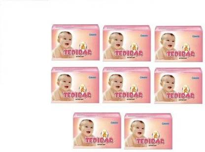 CURATIO Skincare Tedibar Bathing Soap for Babies,75g - Pack of 8 (8 x ...