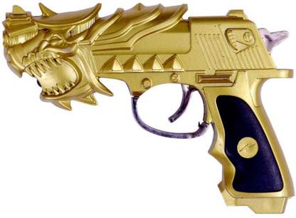 Stardom style Dragon Look Shocking Gun With Laser Light & Flash Light ...