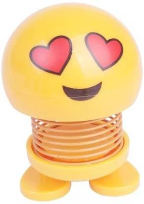 Mahajan enterprises Smiley Spring Doll , Cute Emoji for Car Dashboard ...