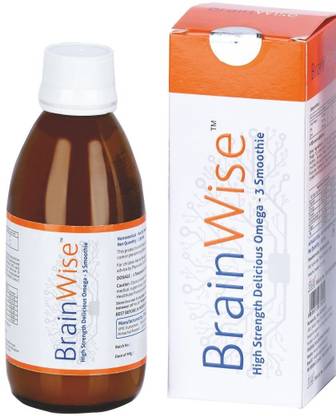 brainwise Omega-3 Brain Supplement | Vitamin D3 with EPA and DHA | Mango Flavor Smoothie Price ...