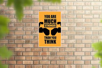 Wall Sticker | Quotation Poster | Wall Poster For Living Room | Self ...