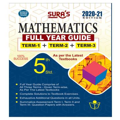 SURA`S 5th Standard Guide Mathematics Full Year English Medium: Buy ...