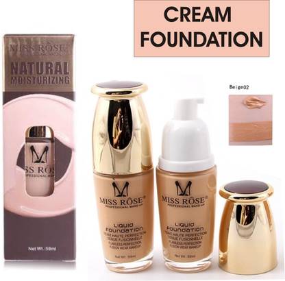 MISS ROSE Foundation (7601-31) Light Regular Foundation - Price in ...