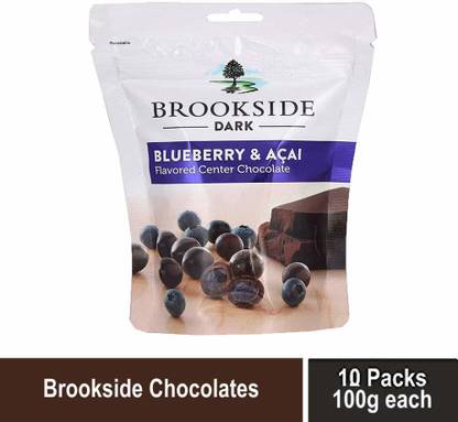 Hersheys Brookside Flavored Center Chocolate - Blueberry and Acai Pouch ...