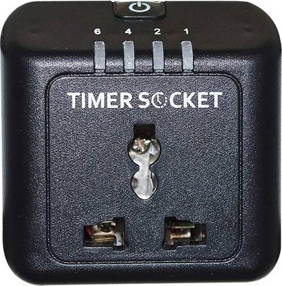 13-HI-13 BEST Automatic Cut Off Timer Socket BLACK (PACK OF 1 ...