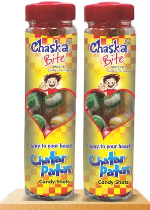 CHASKA BITE CHATAR PATAR COMBO PACK ( 2 X 250 GM ) FRUIT FLAVOR Candy ...