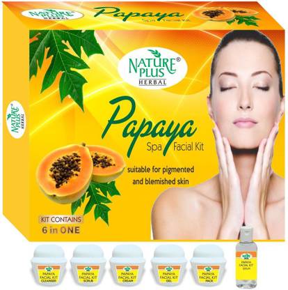 NATURE PLUS PAPAYA FACIAL KIT - Price in India, Buy NATURE PLUS PAPAYA FACIAL KIT Online In ...