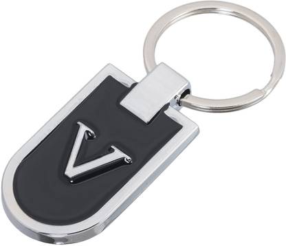 gtrp V Letter Alphabet Metallic Key Chain Key Chain Price in India ...